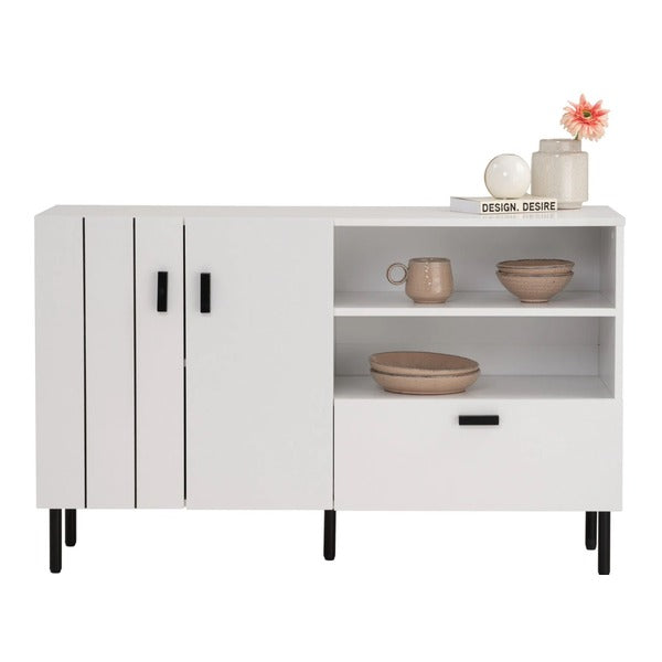 Hinlim Kotka 1.2M Modern White Sideboard — Tappoo Online Store